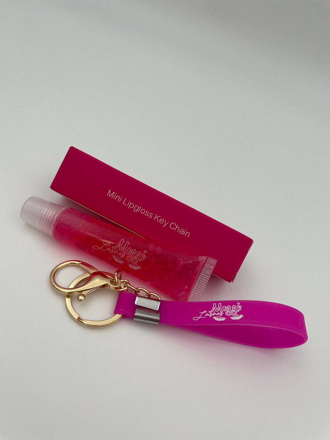 Mini Lipgloss Key Chain – Meggi Lashes